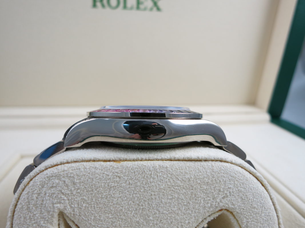 Rolex White Gold Rainbow Daytona 116599RBOW Complete - Swiss Watch Time