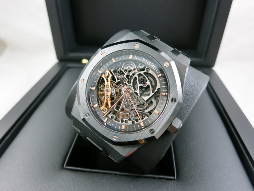 Audemars Piguet Royal Oak Ceramic Openworked 15416CE Unworn Complete ...